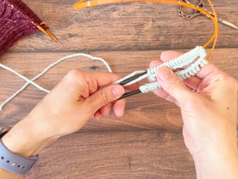How To Knit Magic Loop Step By Step Knitting Tutorial - ChristaCoDesign