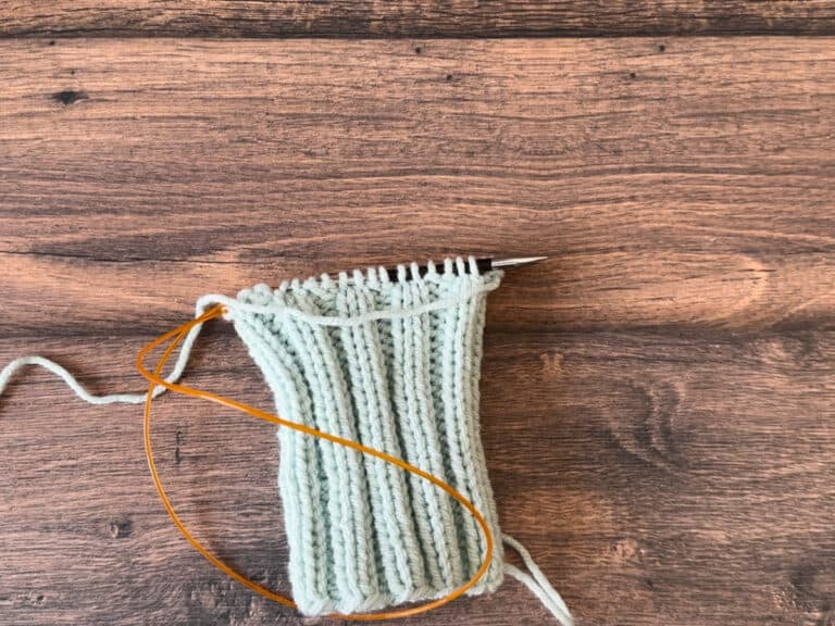 Easy Ribbed Beanie In 2x2 Rib Hat Knitting Pattern - ChristaCoDesign