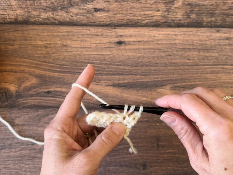 Double Crochet 2 Together (DC2tog)Tutorial + Video - ChristaCoDesign