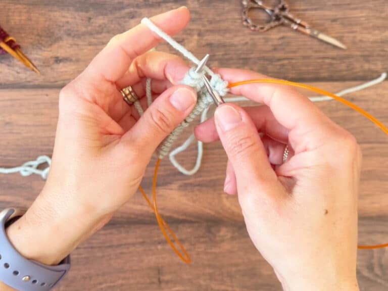 How To Knit Magic Loop Step By Step Knitting Tutorial - ChristaCoDesign