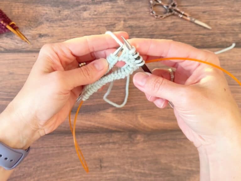 How To Knit Magic Loop Step By Step Knitting Tutorial - ChristaCoDesign