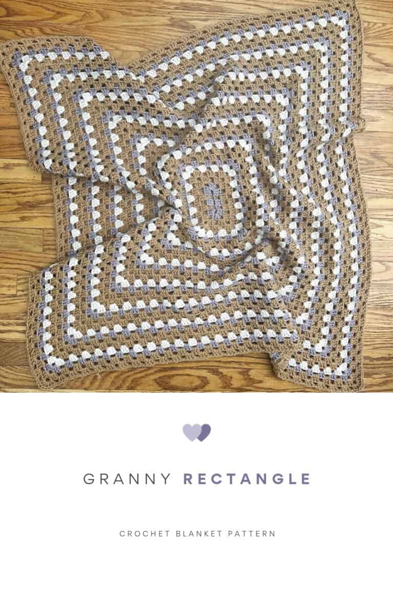Granny Rectangle Blanket Easy Pattern And Tutorial - ChristaCoDesign