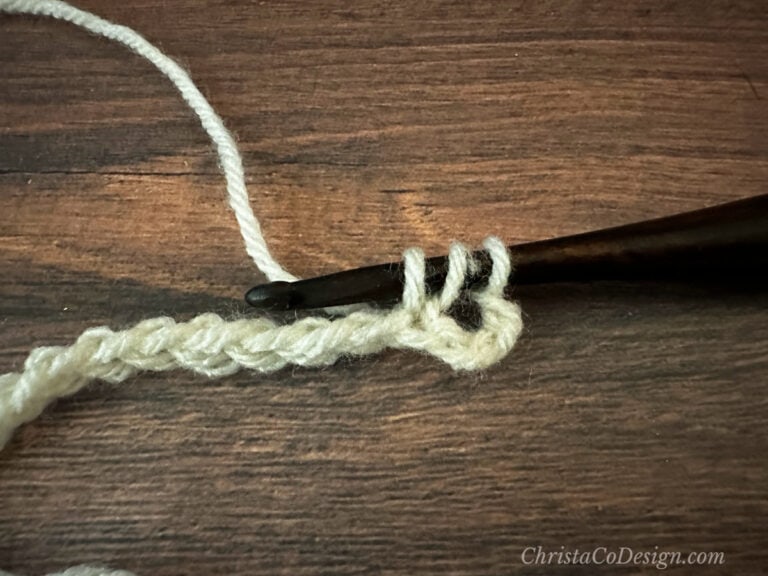 How To Make The Extended Double Crochet Tutorial - ChristaCoDesign